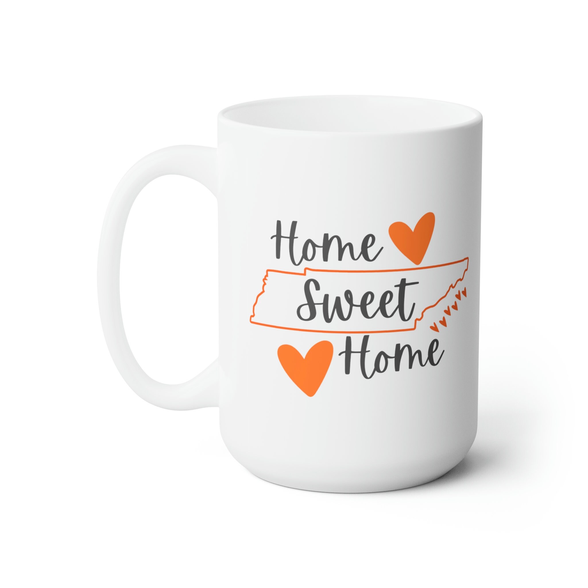 Women's Tennessee Coffee Mug, Home Sweet Home Tennessee Mug, 15oz ...