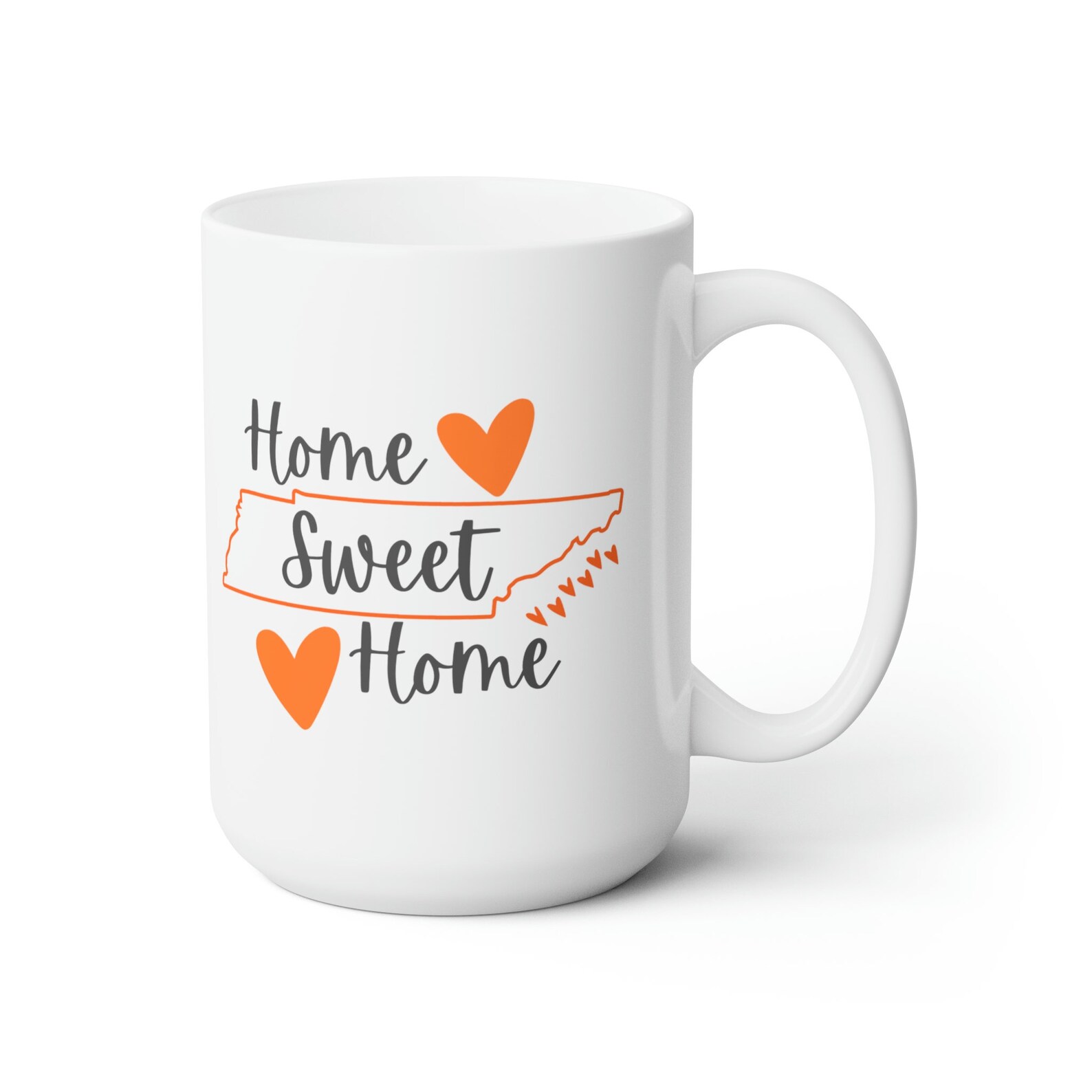 Women's Tennessee Coffee Mug, Home Sweet Home Tennessee Mug, 15oz ...