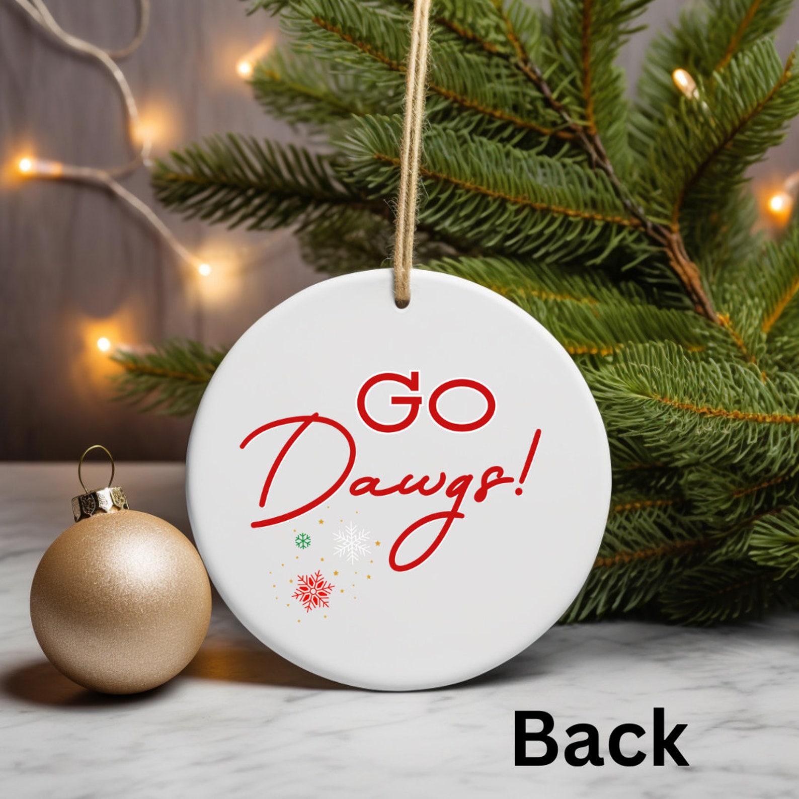 Georgia Bulldogs Christmas Ornament UGA Fan Gif University of Georgia ...