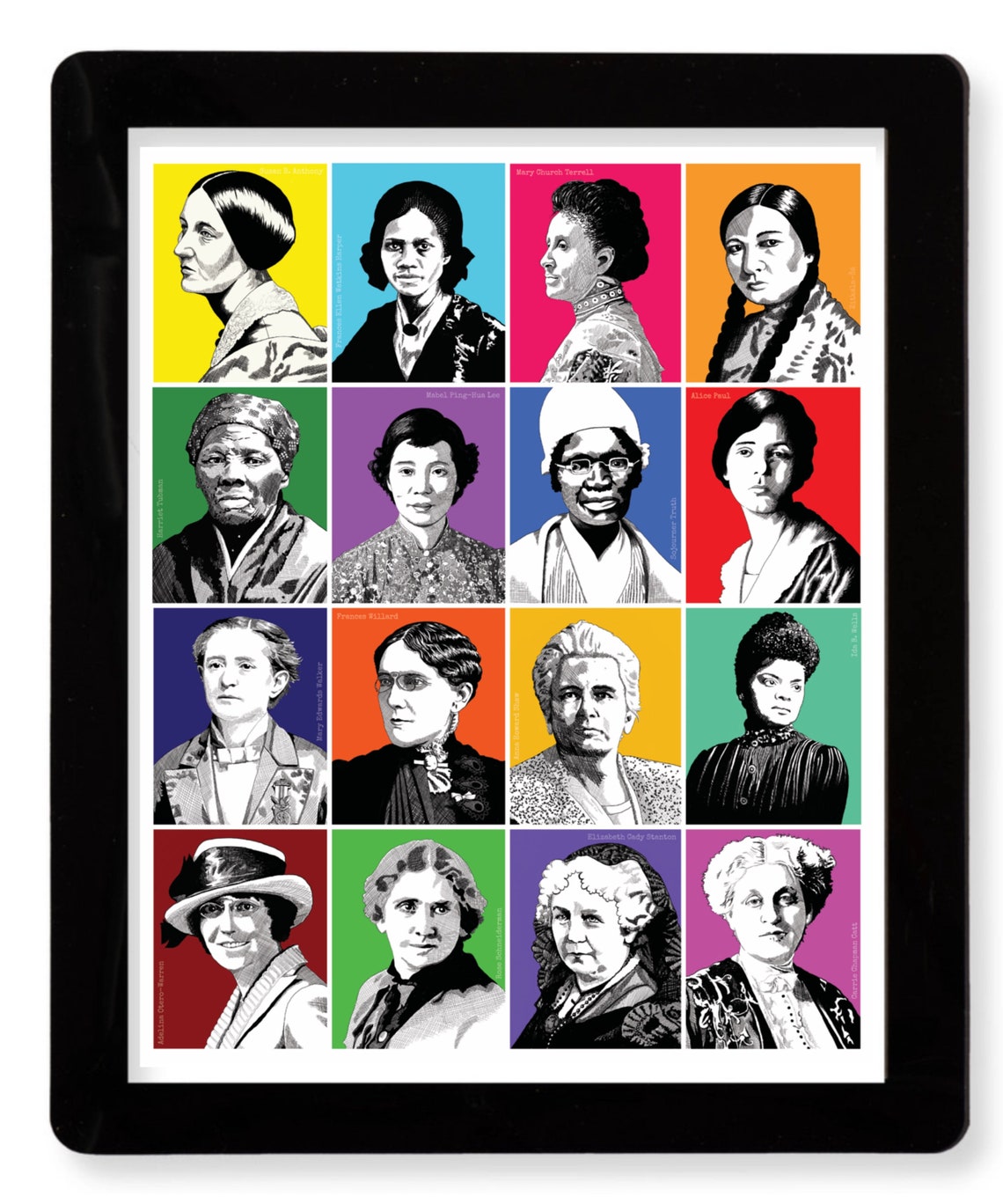 Harriet Tubman Portrait Print - Social Activist, Abolitionist Art ...