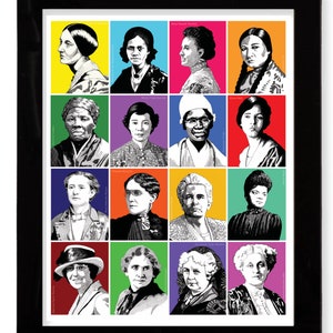 Harriet Tubman Portrait Print - Social Activist, Abolitionist Art ...