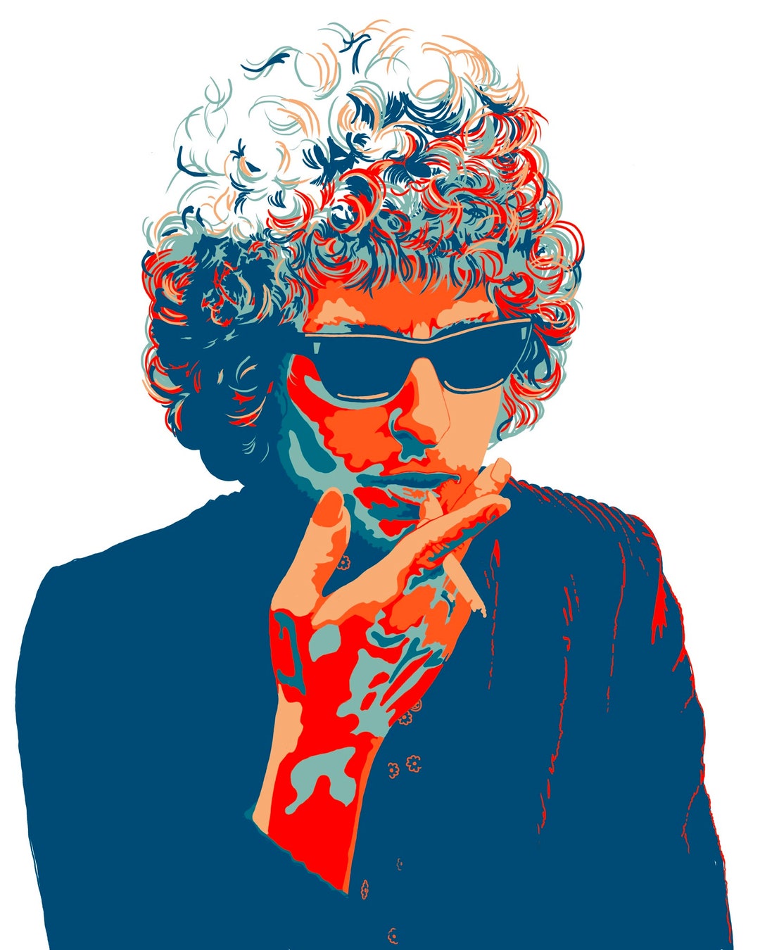 Bob Dylan Portrait - Greatest American Songwriter - Civil Rights ...