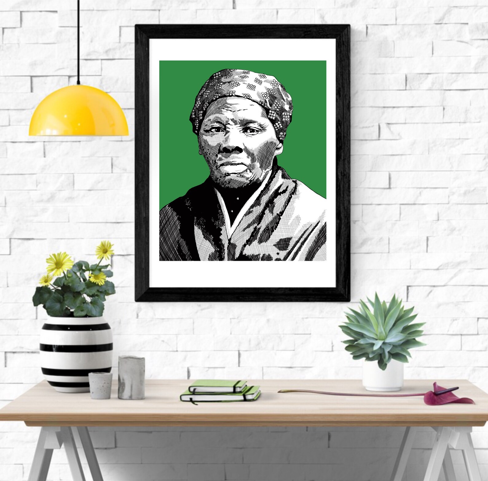 Harriet Tubman Portrait Print - Social Activist, Abolitionist Art ...