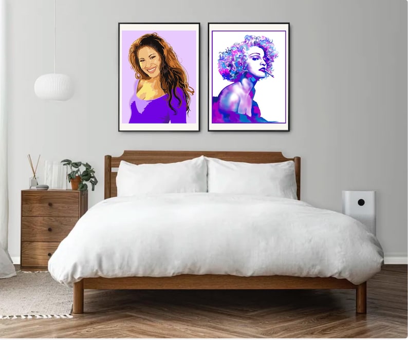 Selena Portrait Latina Singer and Fashionista the Queen of Tejano Music ...