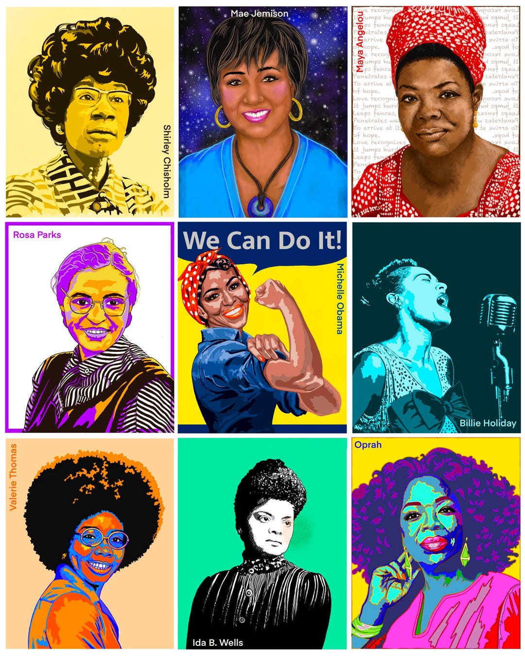 Black Women Leaders Art Poster: Activists, Scientists, Artists - Etsy