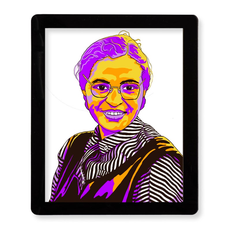 Rosa Parks Pop Art Portrait Print: Civil Rights Activist - Etsy