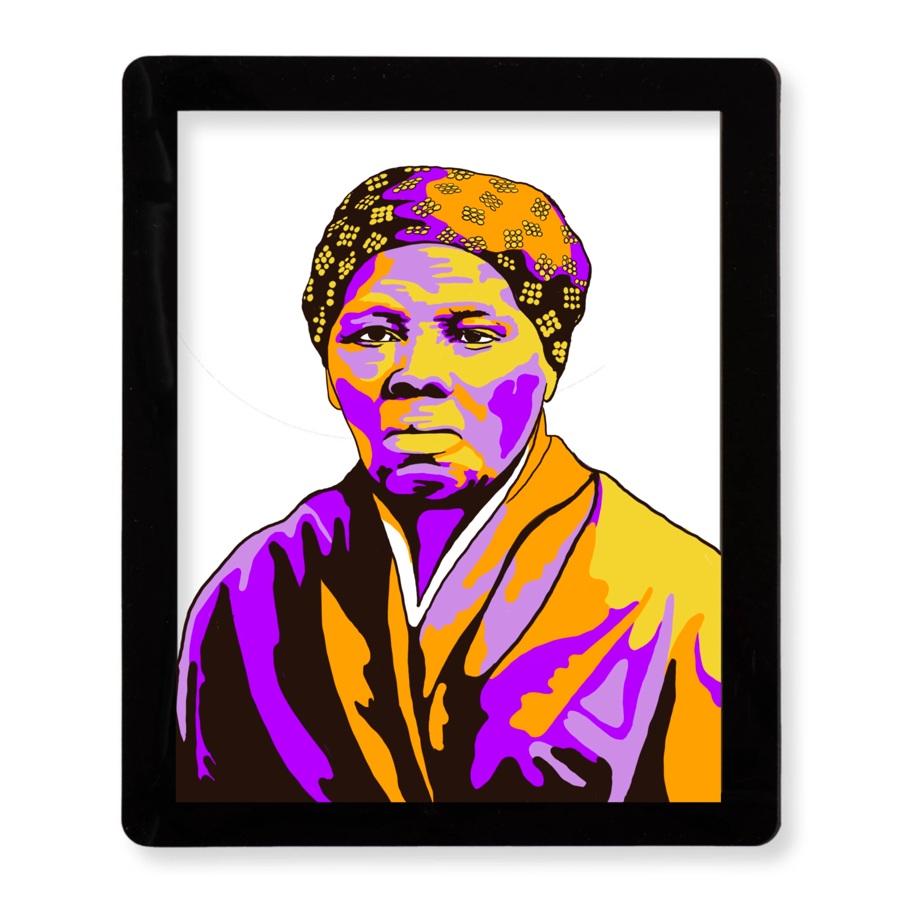 Harriet Tubman Pop Art Portrait Print - Social Activist, Abolitionist ...