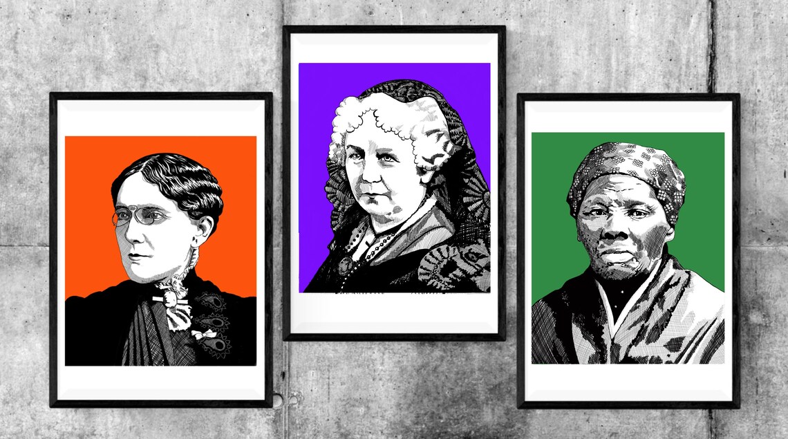 Harriet Tubman Portrait Print - Social Activist, Abolitionist Art ...