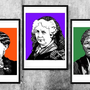 Harriet Tubman Portrait Print - Social Activist, Abolitionist Art ...