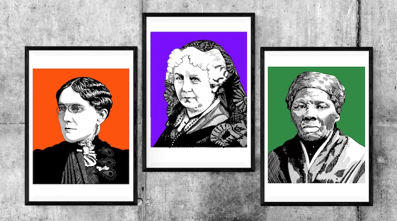 Harriet Tubman Portrait Print - Social Activist, Abolitionist Art ...
