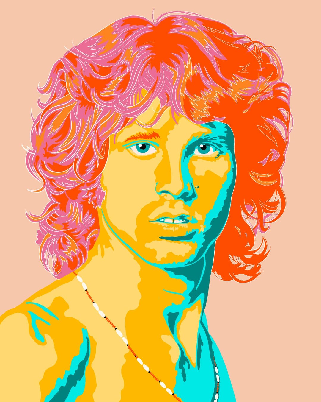 DIGITAL DOWNLOAD - Jim Morrison Portrait - Great American Singer ...