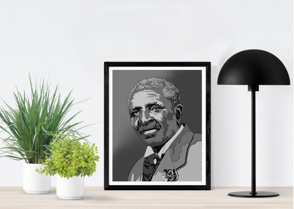 George Washington Carver Portrait Inventor Scientist Educator ...