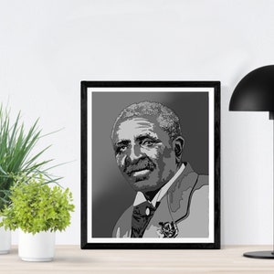 George Washington Carver Portrait - Inventor Scientist Educator ...