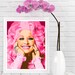 Pink Dolly Parton Portrait Inspirational Country Singer Kindness ...