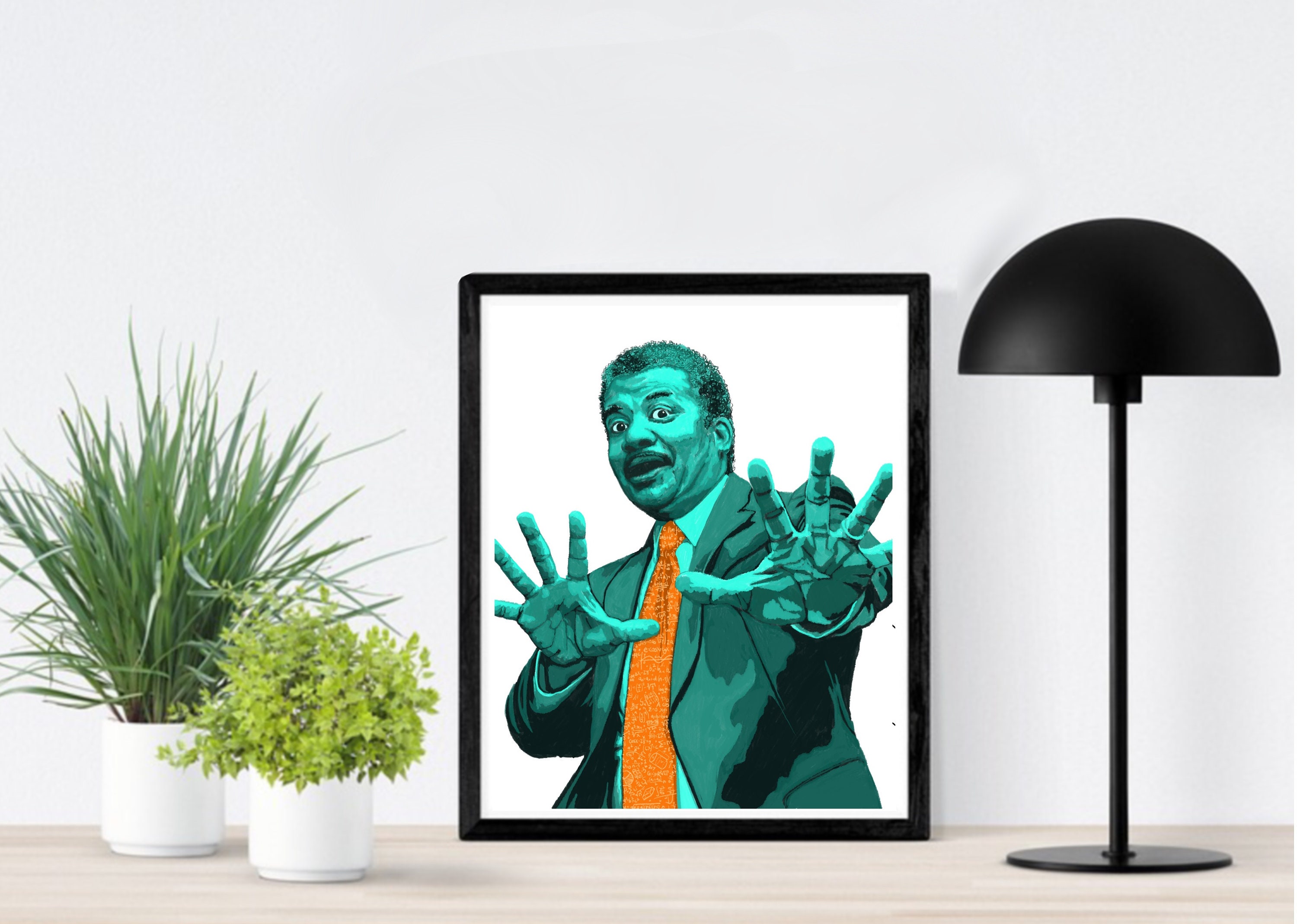 Neil Degrasse Tyson Portrait - Scientist - Astrophysicist - Author ...