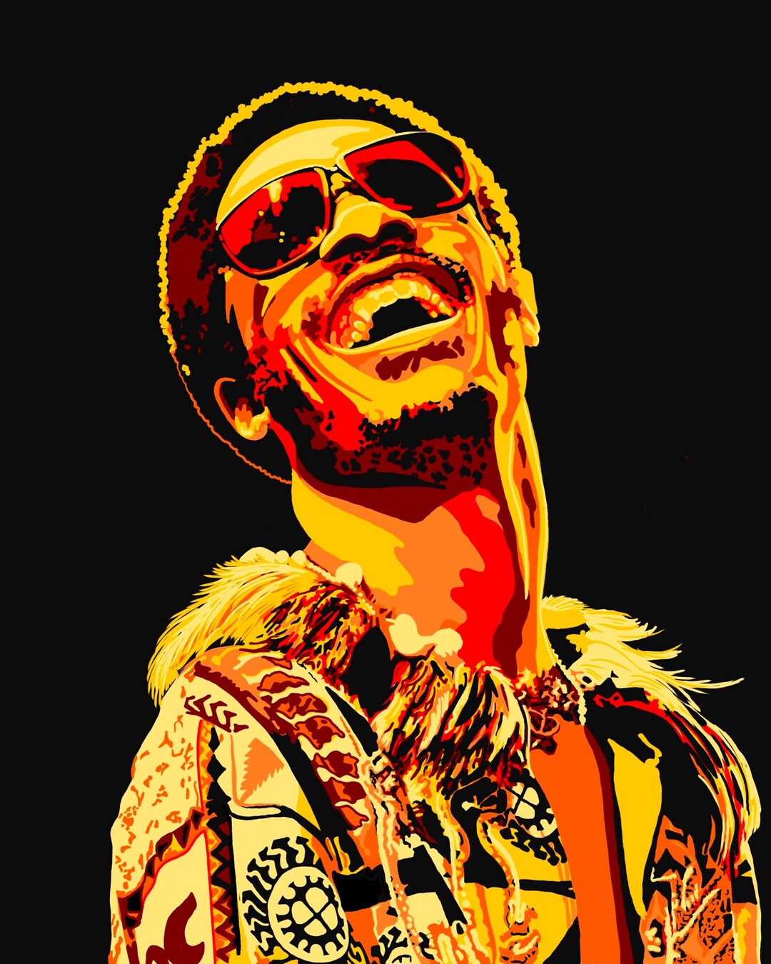 Stevie Wonder Portrait Musician & Performer Musical Prodigy FREE ...