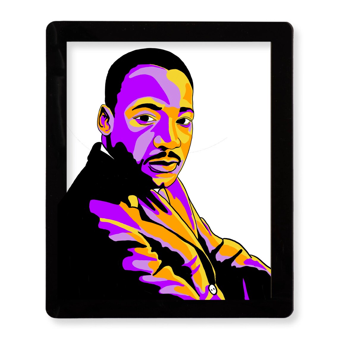Dr. Martin Luther King Jr. Pop Art Portrait Print - Etsy