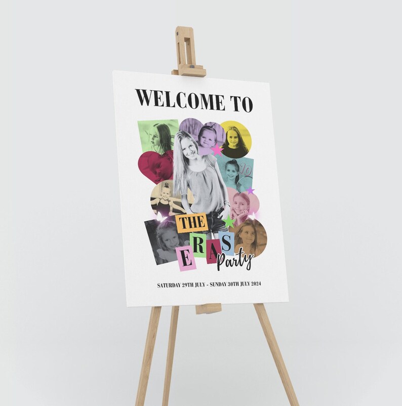 Eras Party Invitation Ultimate Bundle Personalised Birthday Era Ticket ...