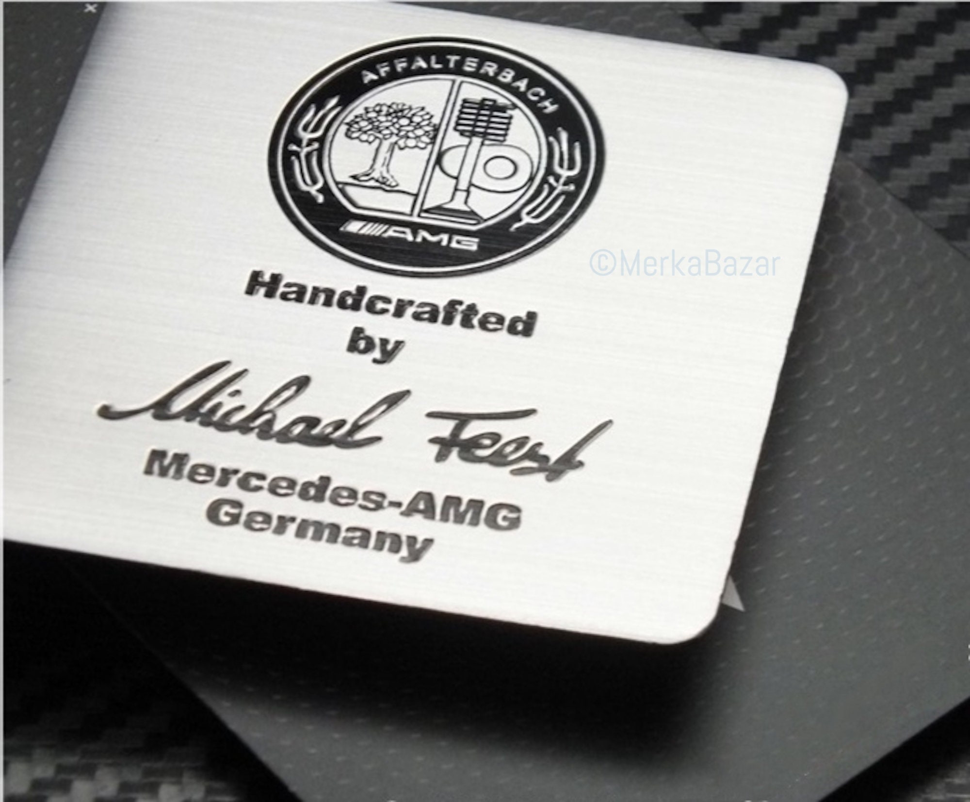 New Emblem Logo AMG Mercedes Benz Handcrafted by Michael Fest - Etsy