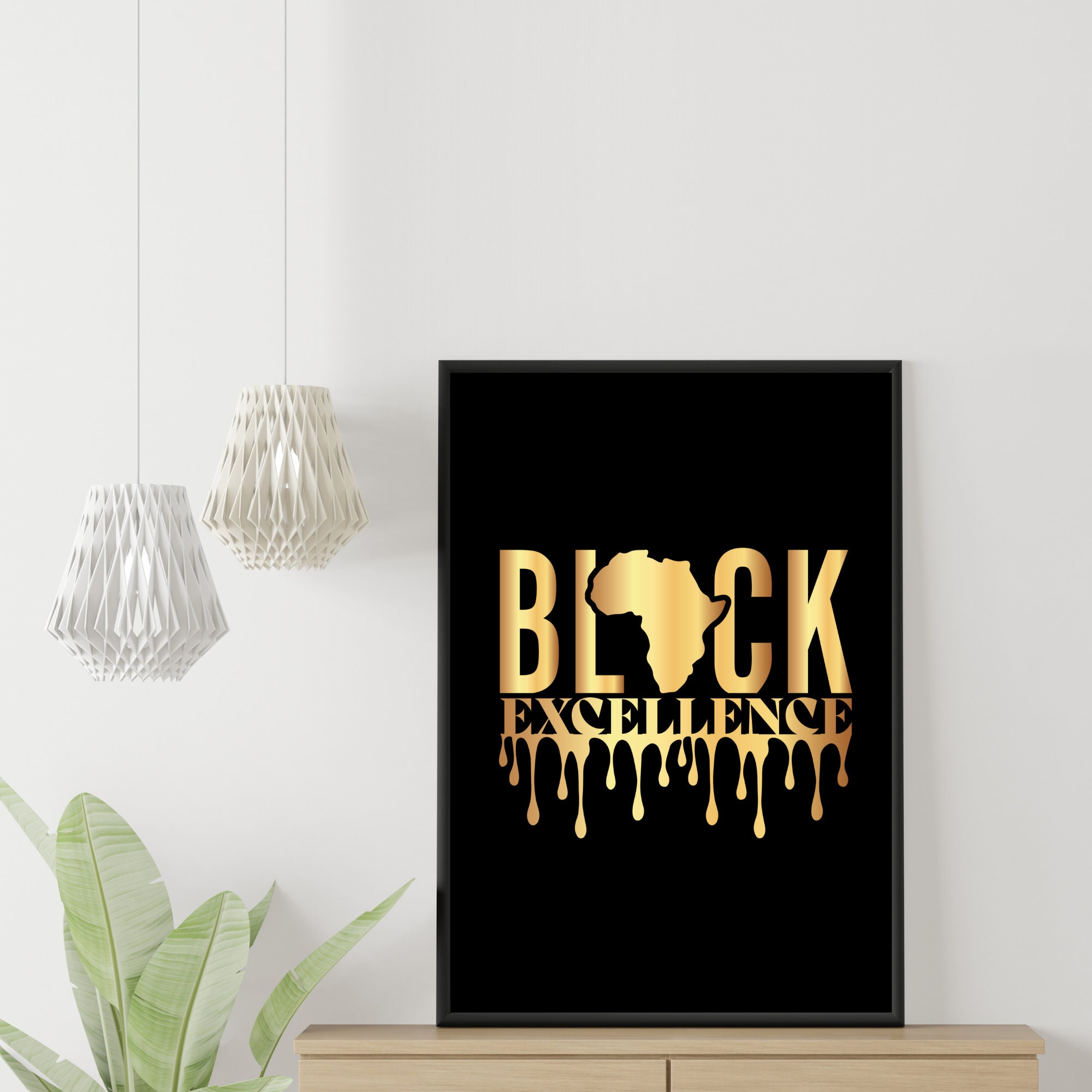 Black Excellence, Positive Quotes, Instant Download, Black Excellence ...