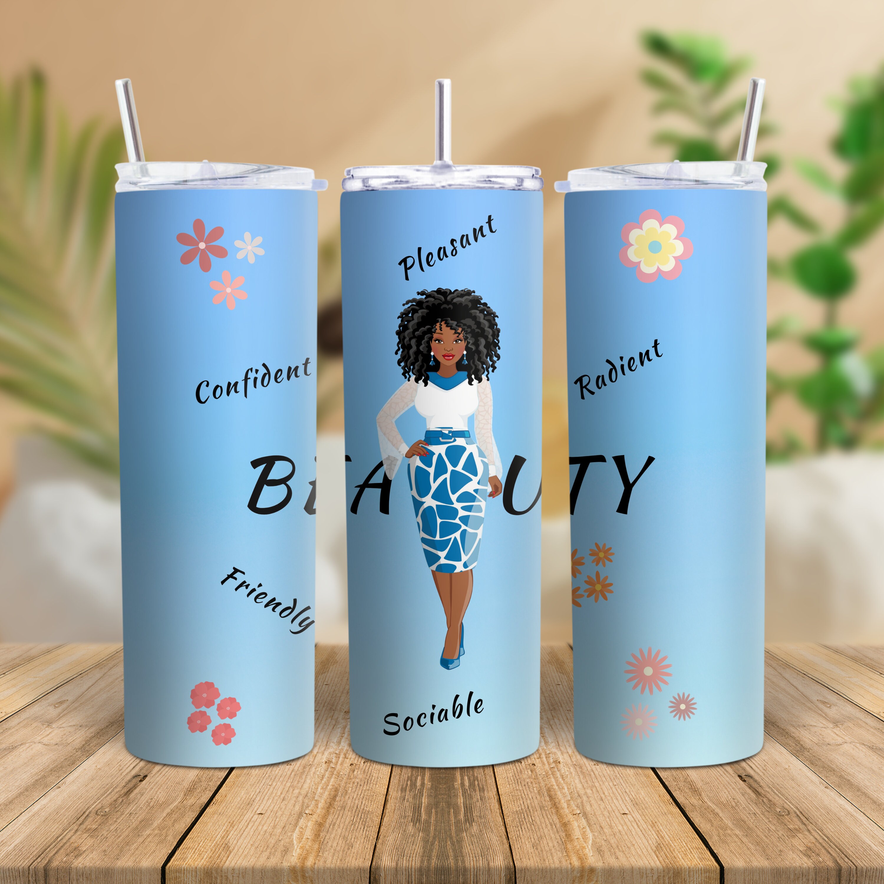 Positive Affirmation 20 Oz Tumbler Wrap Bundle (digital Download) - Etsy
