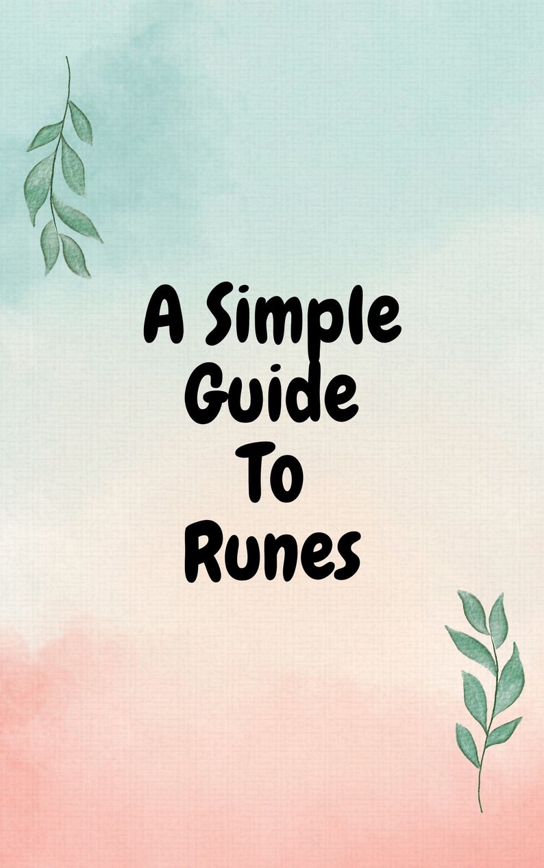 A Simple Guide to Runes PDF Rune Information Elder Futhark Divinations ...