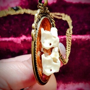 Mink Vertebrae Pendant Necklace Handmade - Etsy
