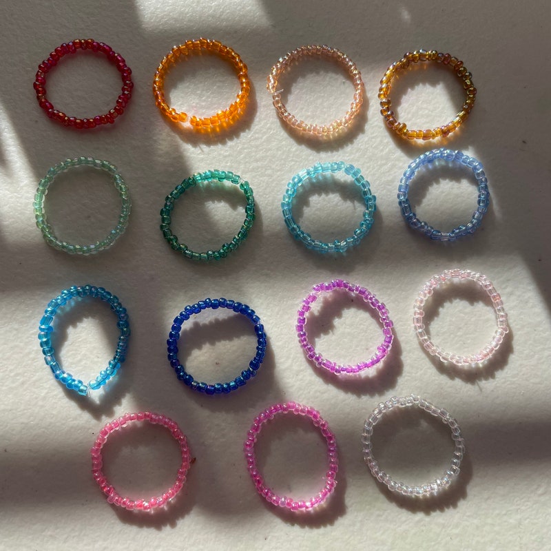 Seed Bead Ring - Etsy