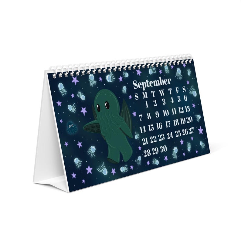 2025 Super Scary (adorable) Cryptids and Creatures Desktop Calendar ...