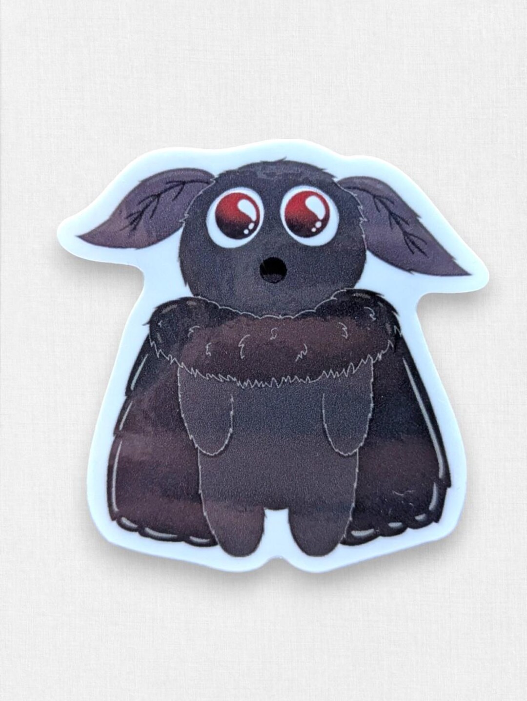 Adorable Mothman Sticker - Cute Cryptid Artwork - Kawaii / Pop Art ...