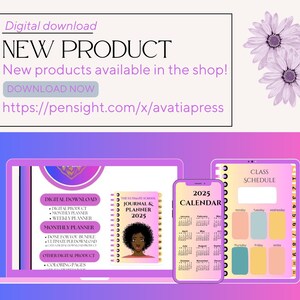 The Ultimate School Journal & Planner Digital Download Product - Etsy