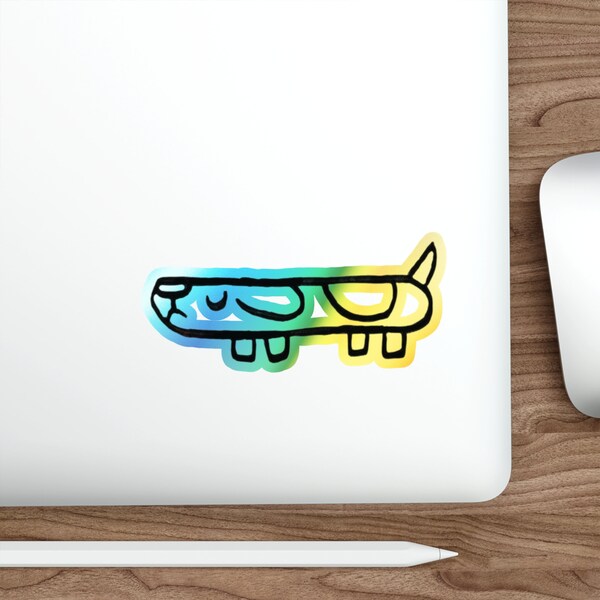 Bluey Long Dog Stickers - Etsy UK
