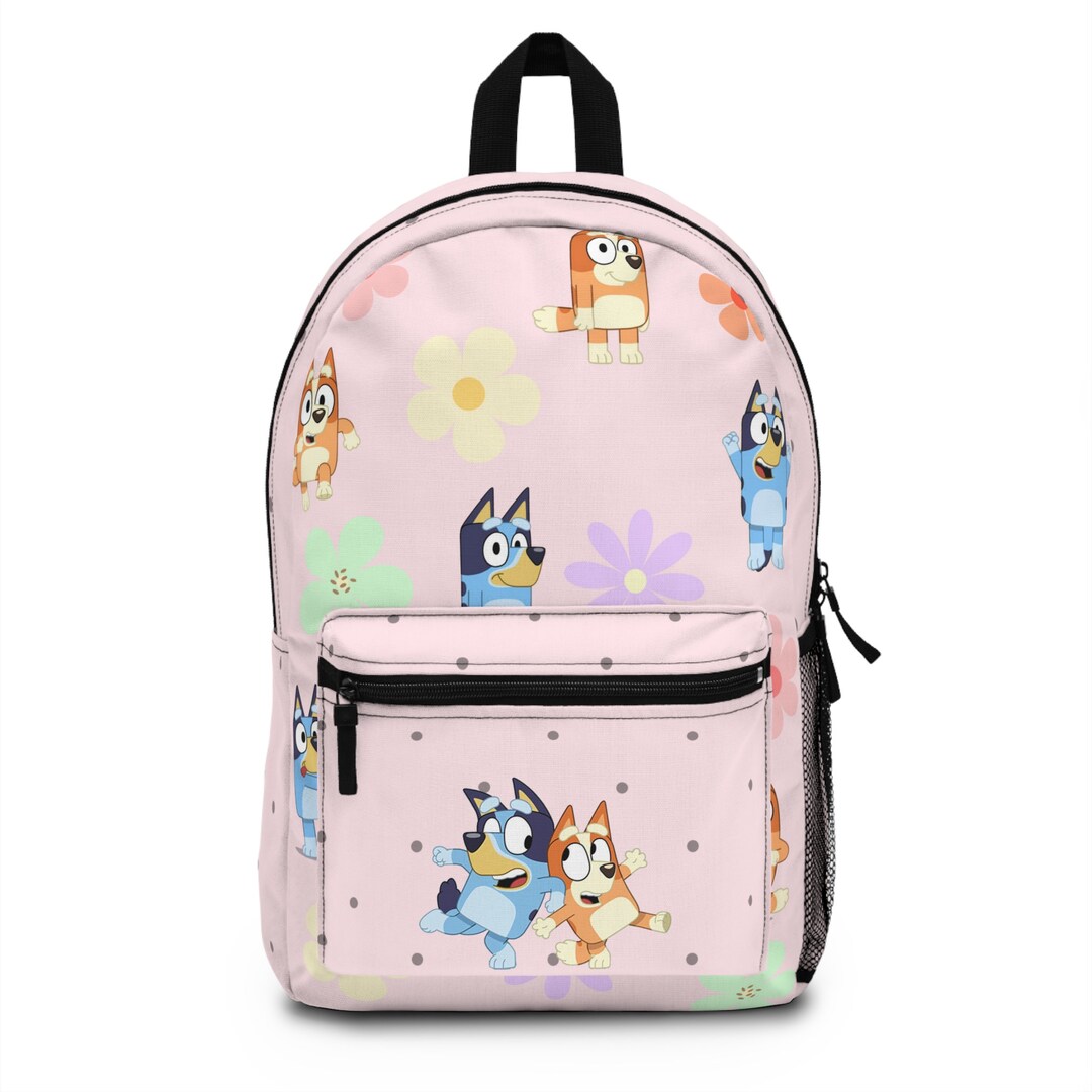Bluey and Bingo Pink Flower Backpack - Etsy