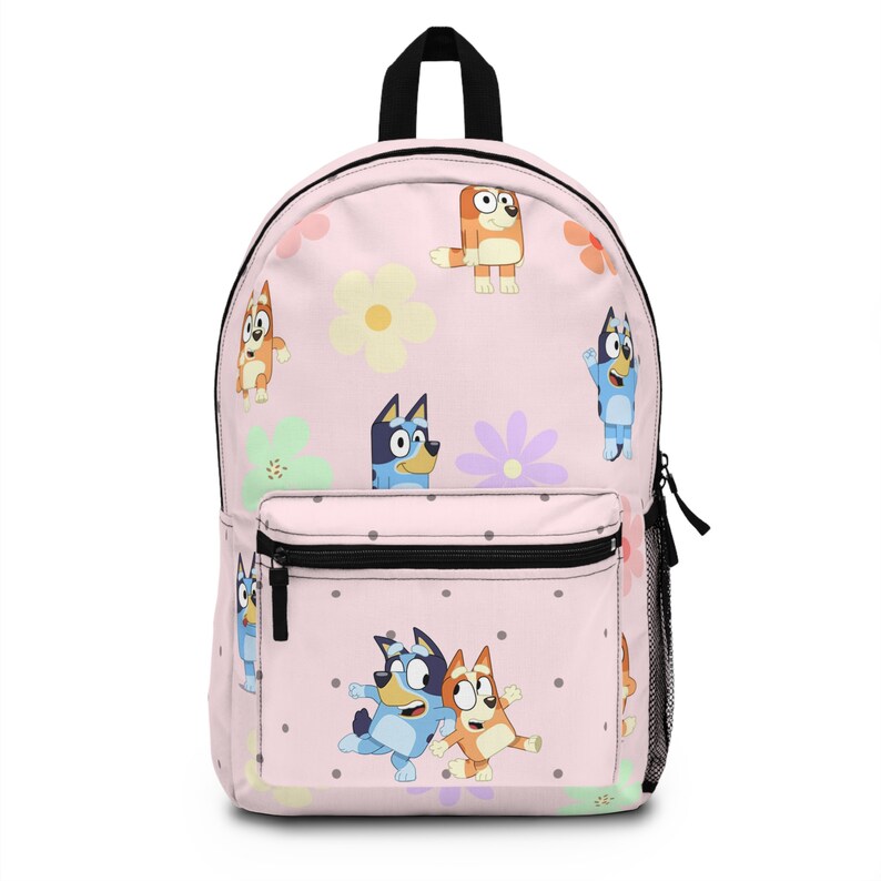 Bluey and Bingo Pink Flower Backpack - Etsy