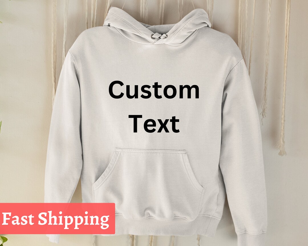 Custom Hoodie, Custom Design, Personalized Hoodie Design, Custom Unisex ...