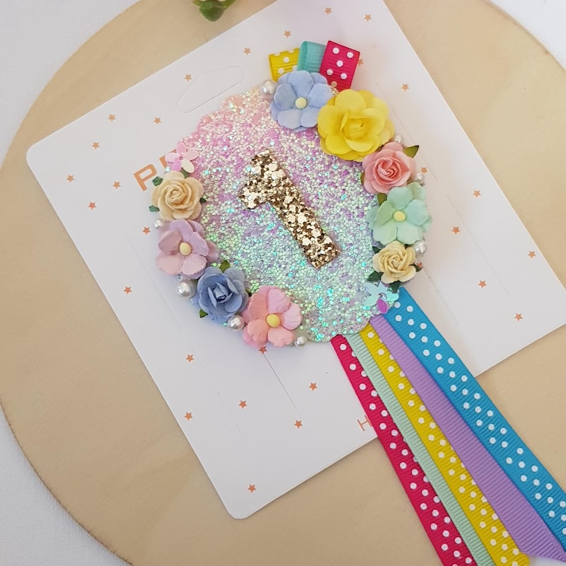 First Birthday Badge - Etsy UK
