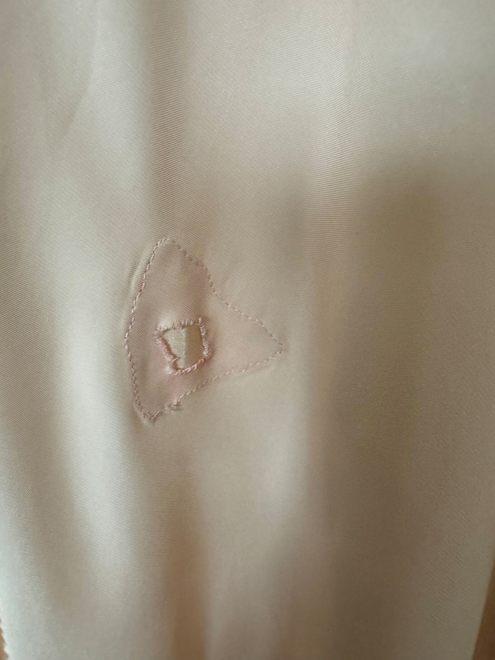 30s Negligee, Restored Beauty, Pink Silk Satin and Echo Lace, Classic ...