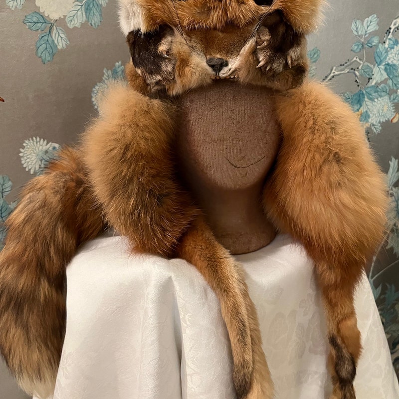 Fox Skin Hat - Etsy