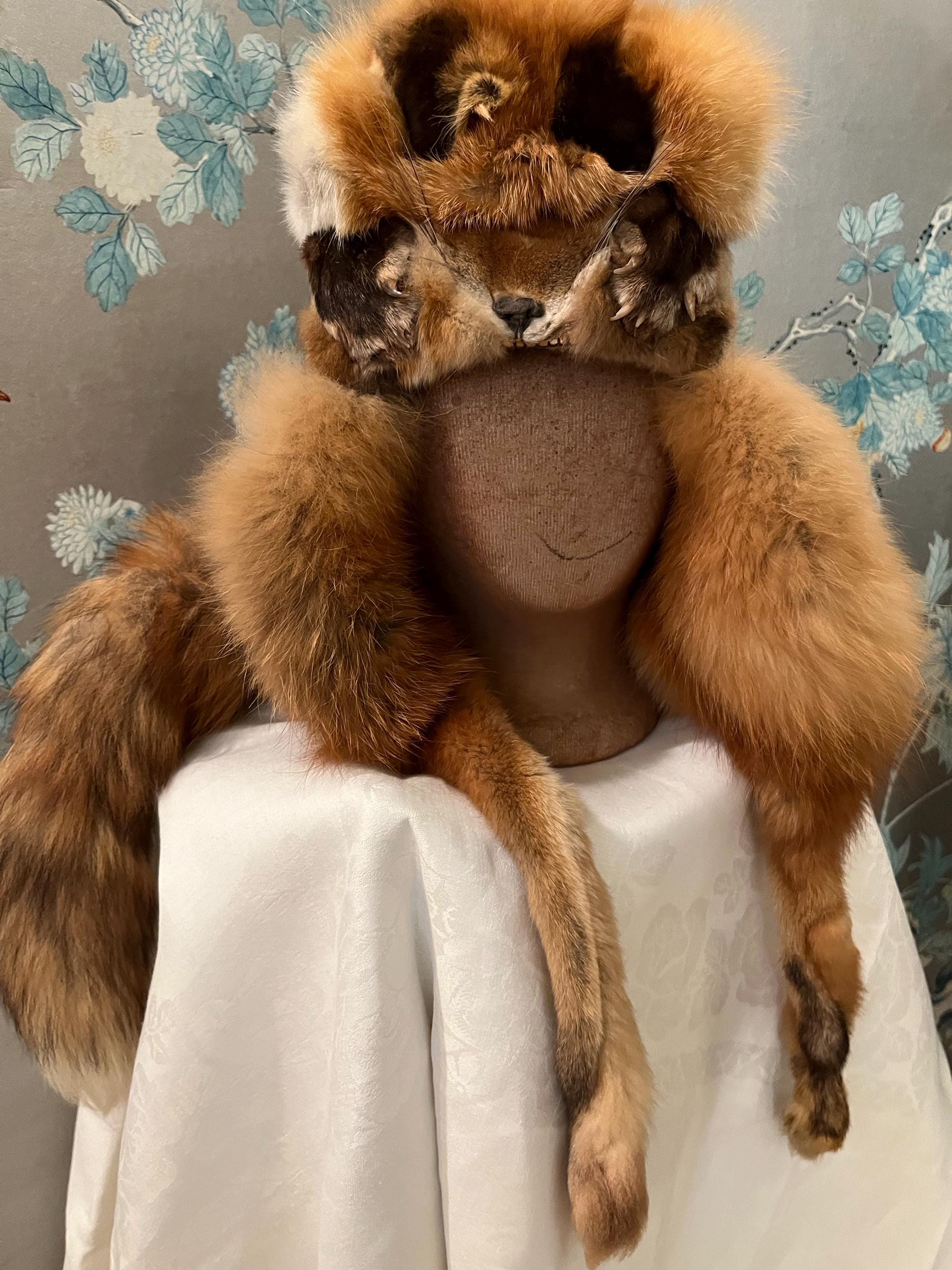 70’s Rat Works, Alaska; ‘skin Head’ Labels, Red Fox, Hat - Etsy