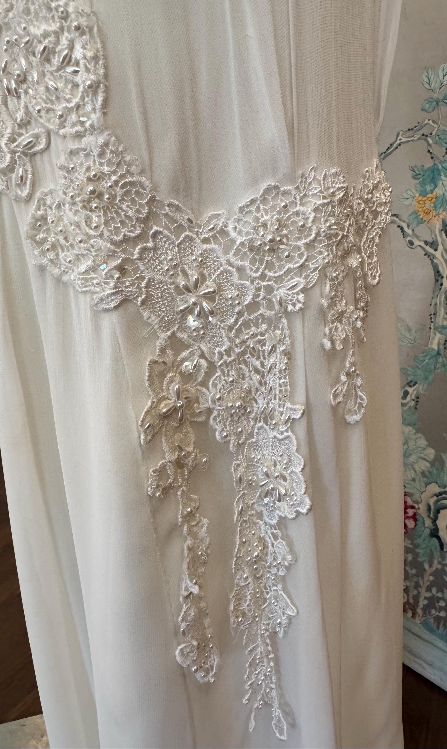 20’s Style Vail& One of a Kind Head Piece-vail and Dress Designed for ...