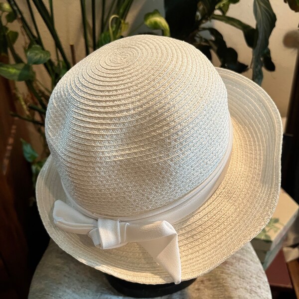 Straw Cloche Hat - Etsy