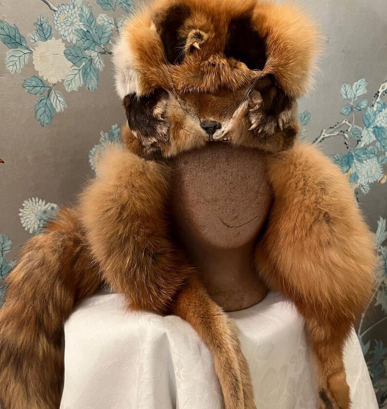 70’s Rat Works, Alaska; ‘skin Head’ Labels, Red Fox, Hat - Etsy UK