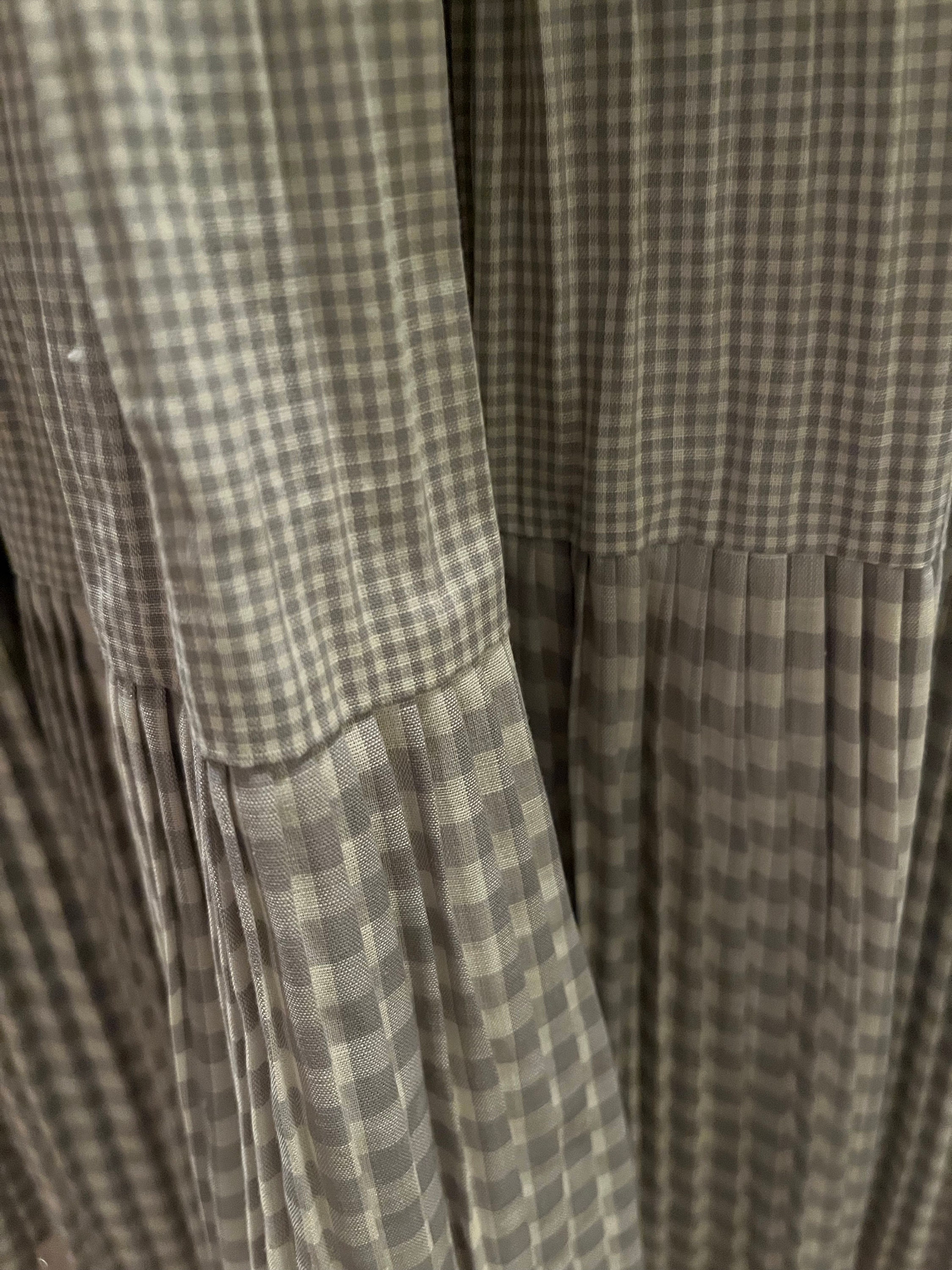 1950 Vintage, “miami Miss” Label, Grey and White Check, Cotton Dress - Etsy