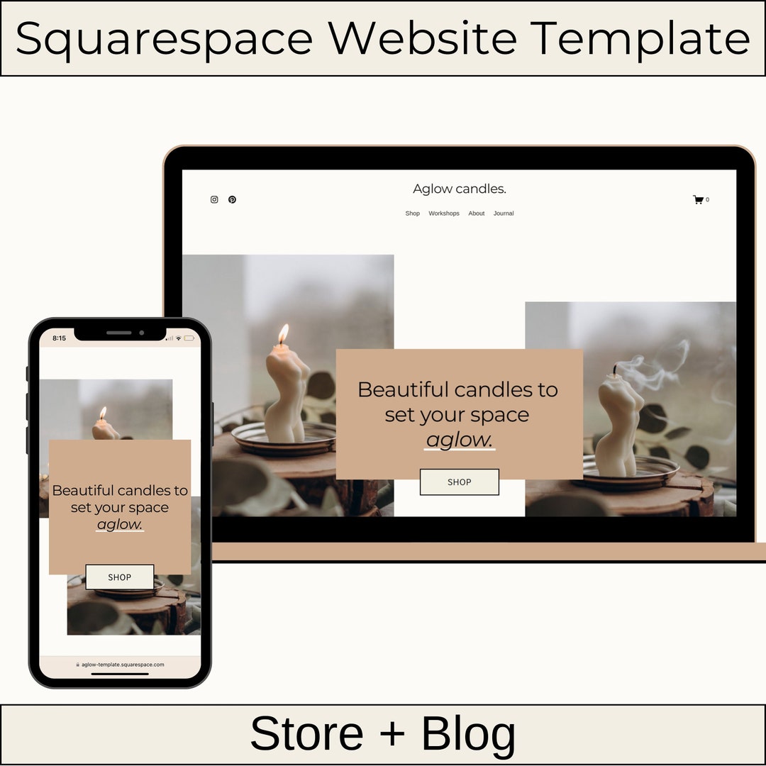 Squarespace Template, Website Design for Businesses, Squarespace 7.1 ...