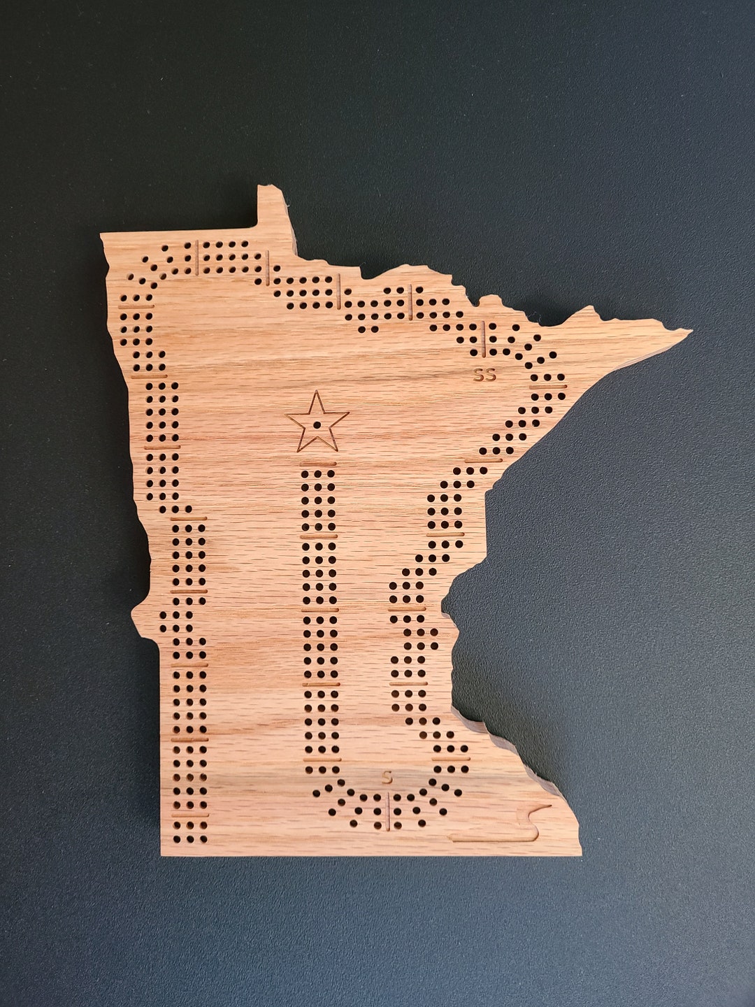Minnesota Cribbage Board - Etsy