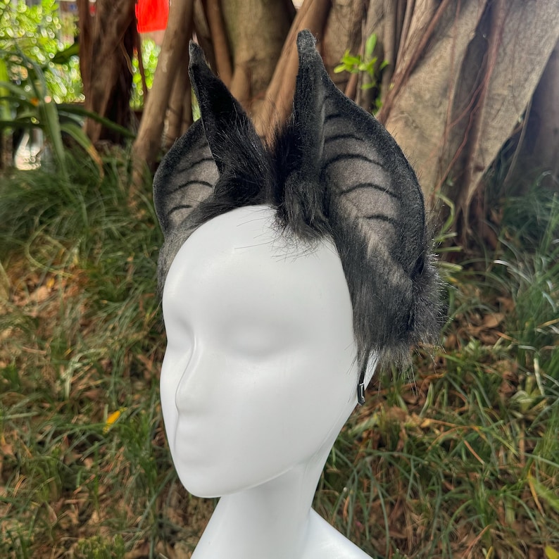 Furry Bat Ears,halloween Headbands, Cosplay Accessories, Hair ...