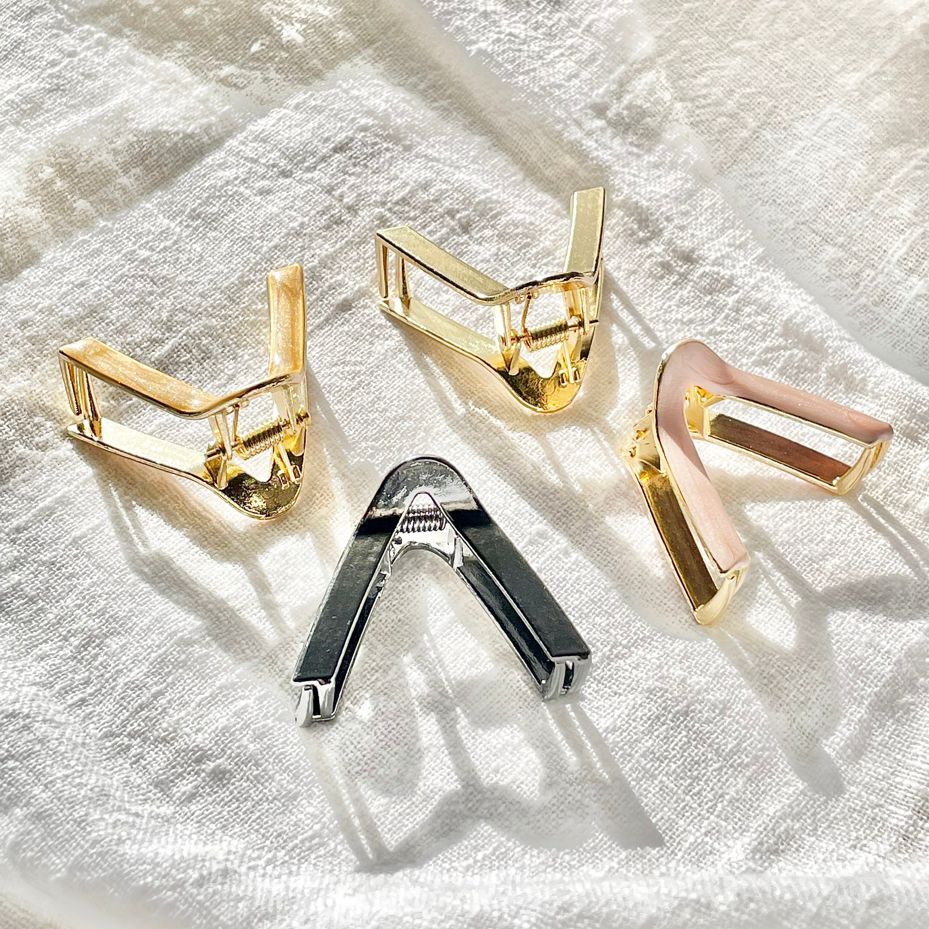 2-pack Triangle Hair Claws , Korean Style Hair Claw, Hair Clips, Hair ...