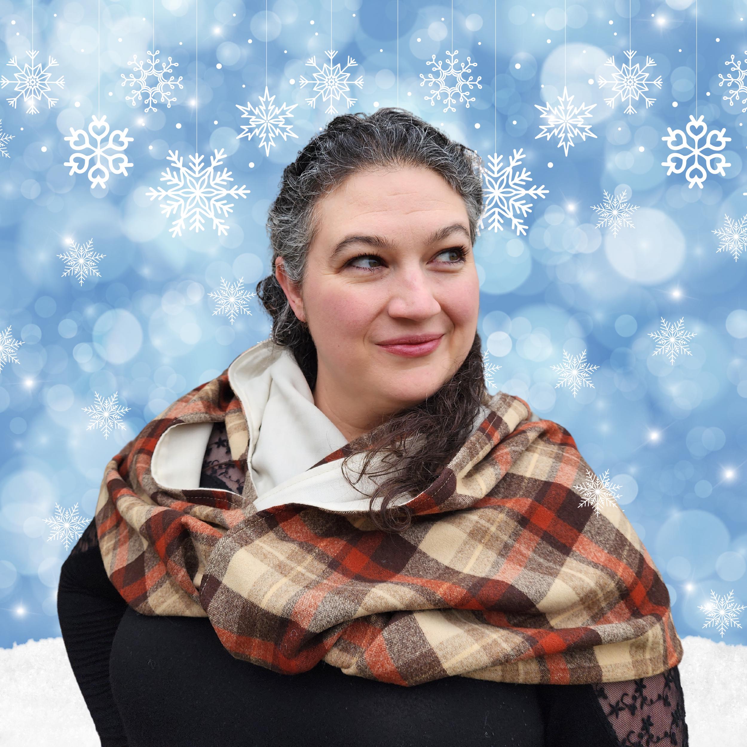 Hooded Infinity Scarf Sewing Pattern PDF, Projector File, A0, Letter ...