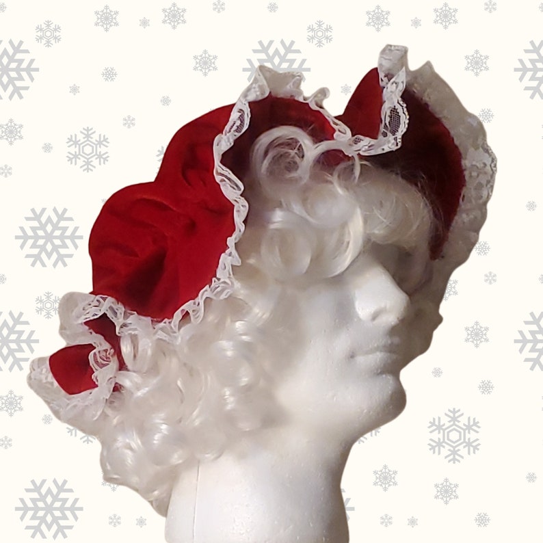 Mrs. Claus Hat Sewing Pattern: DIY Holiday Mop Cap (PDF Pattern) - Etsy