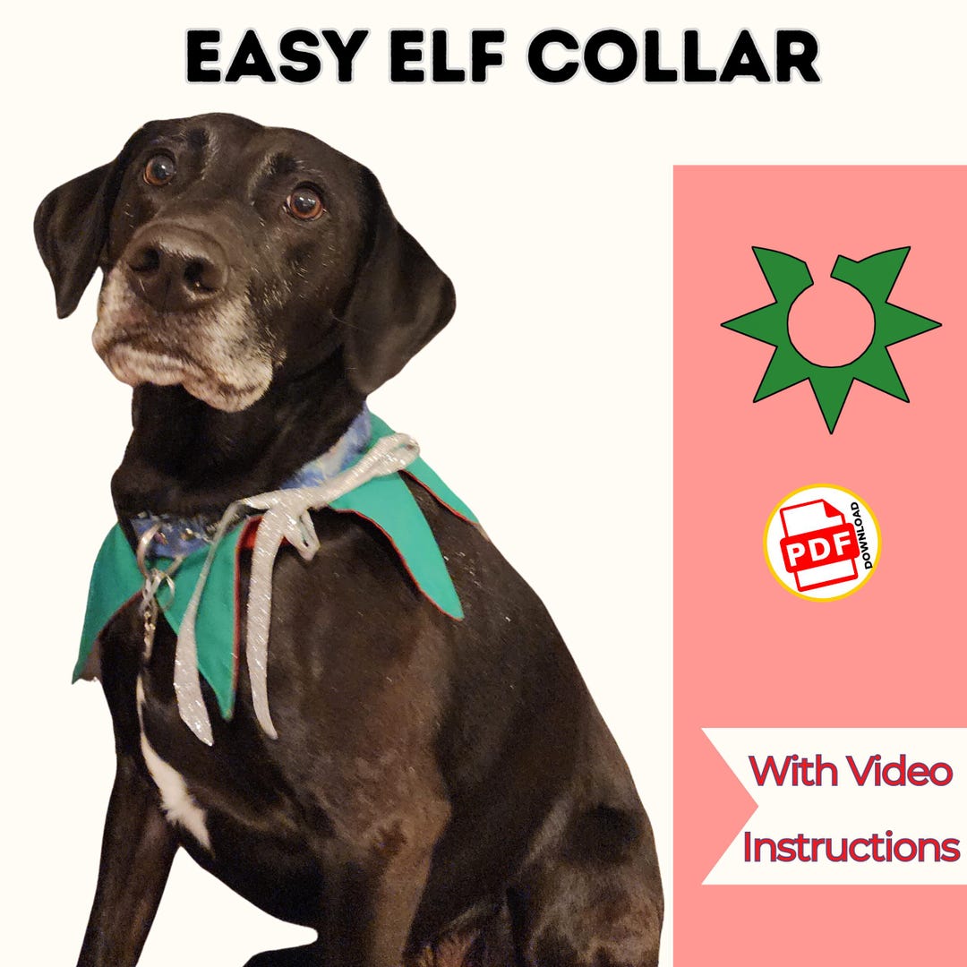 Easy Elf Collar Sewing Pattern, Easy Beginner PDF and Projector Files ...